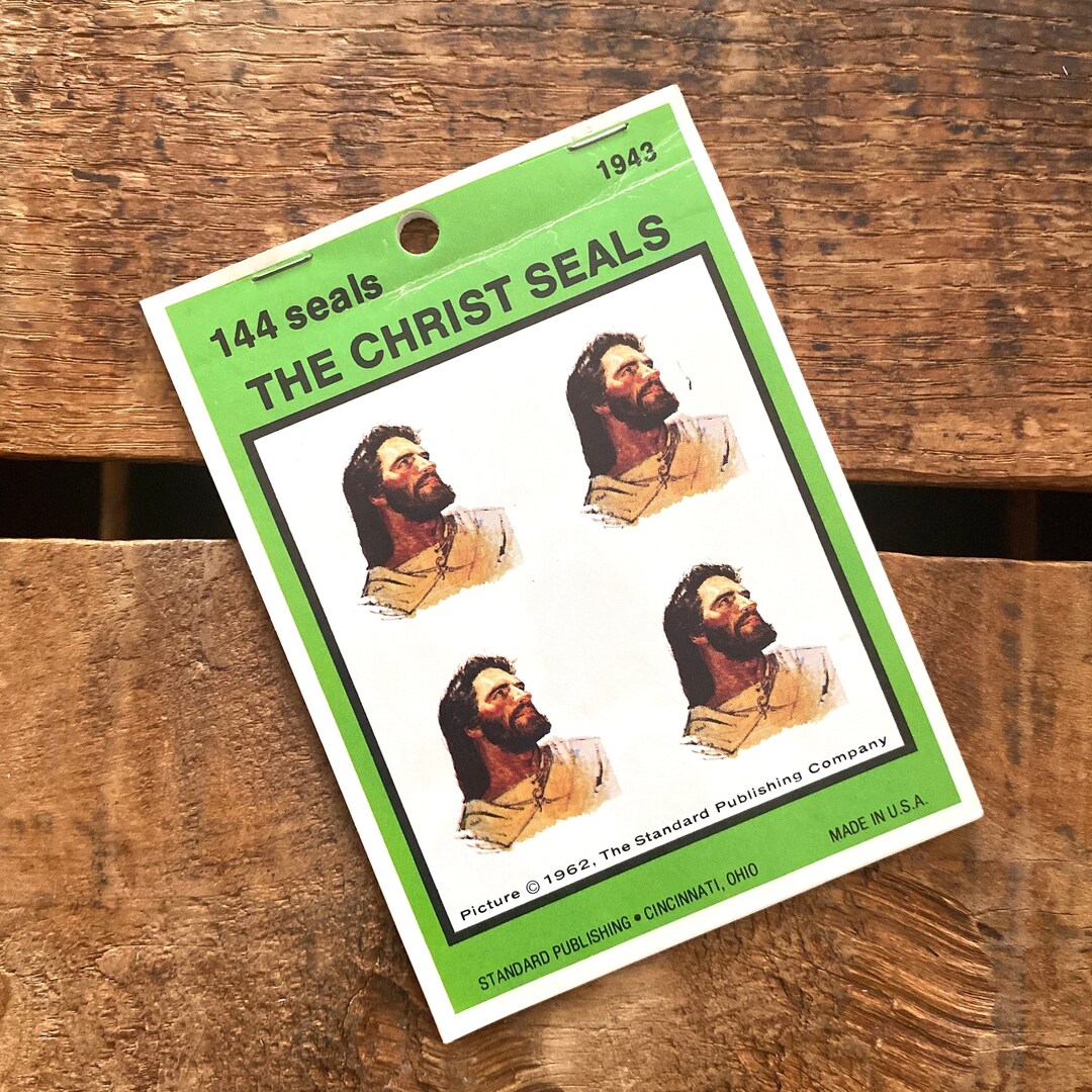 Vintage Jesus Christ Seals Book of 95 Seals Religious Seals, Bible ...