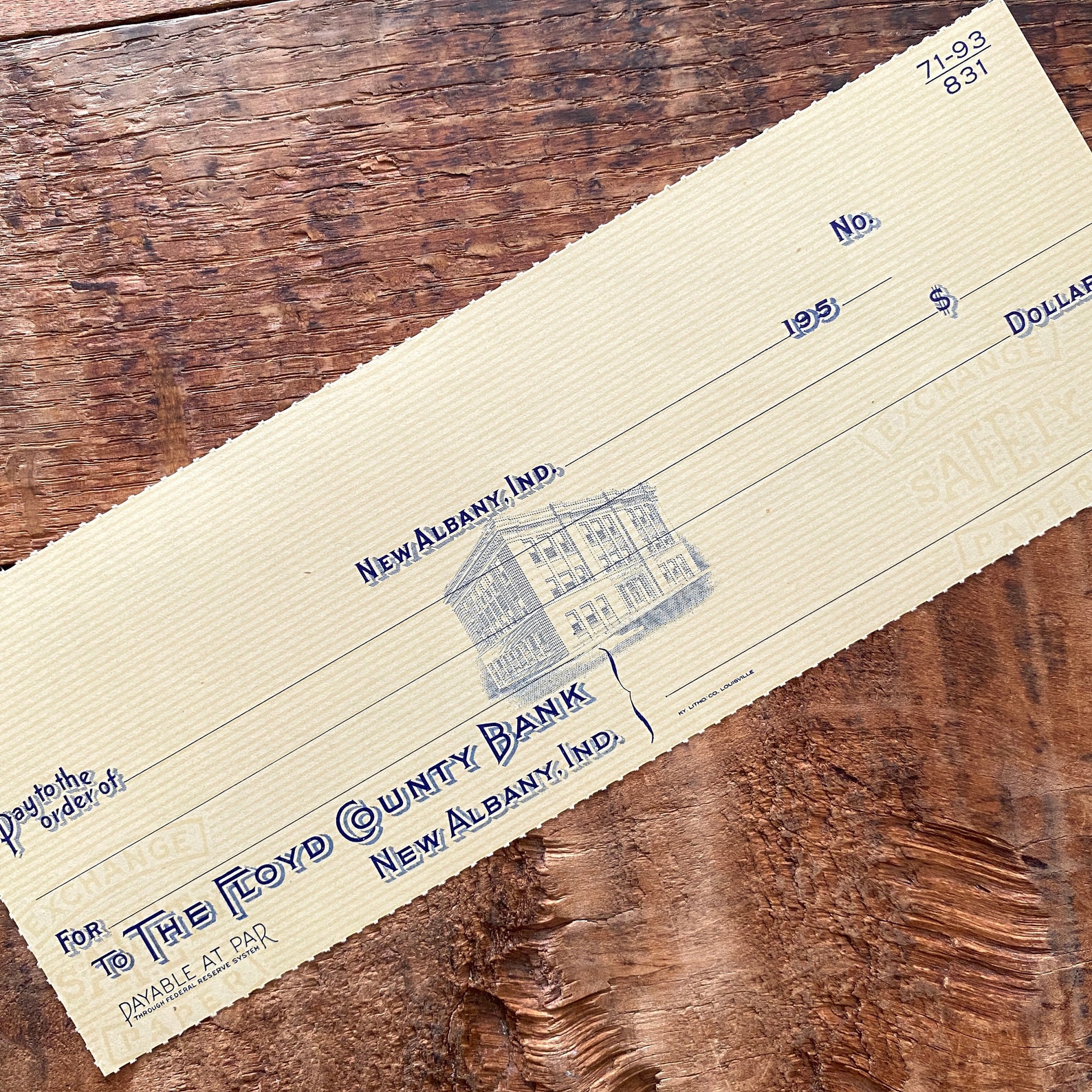 Vintage Bank Checks - Unused, Set of 8 - Vintage Ephemera, Junk Journal ...