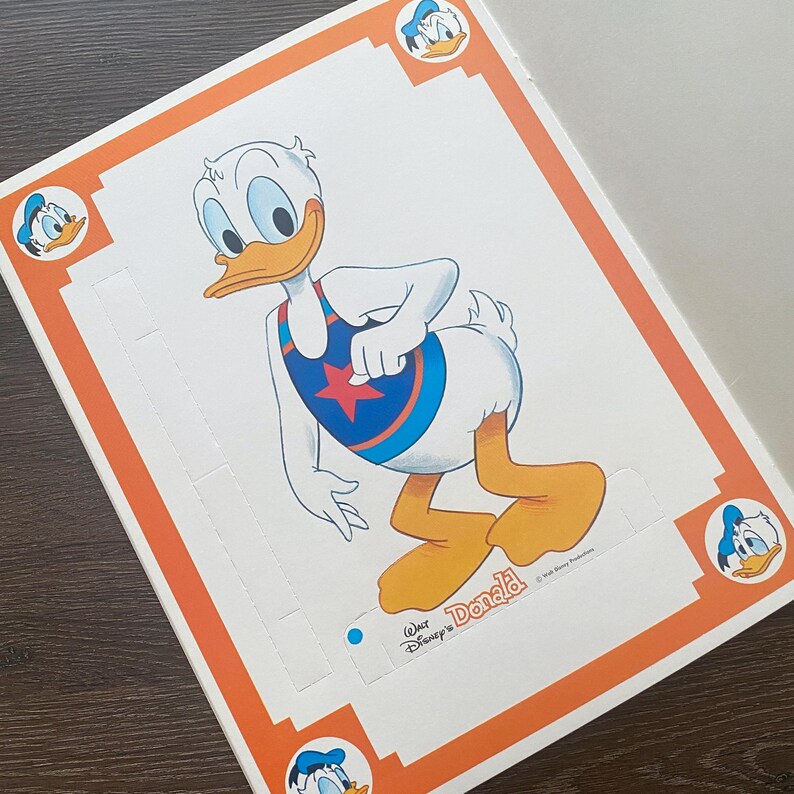 Vintage Unused Daisy and Donald Duck Paper Doll Book - Uncut Disney ...