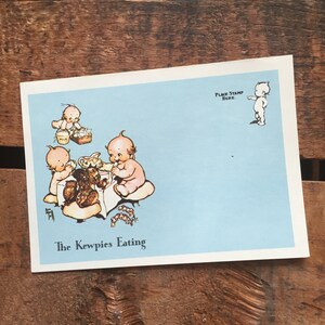 Vintage Unused Colorful Kewpie Postcards Set of 4 Stationery, Writing ...