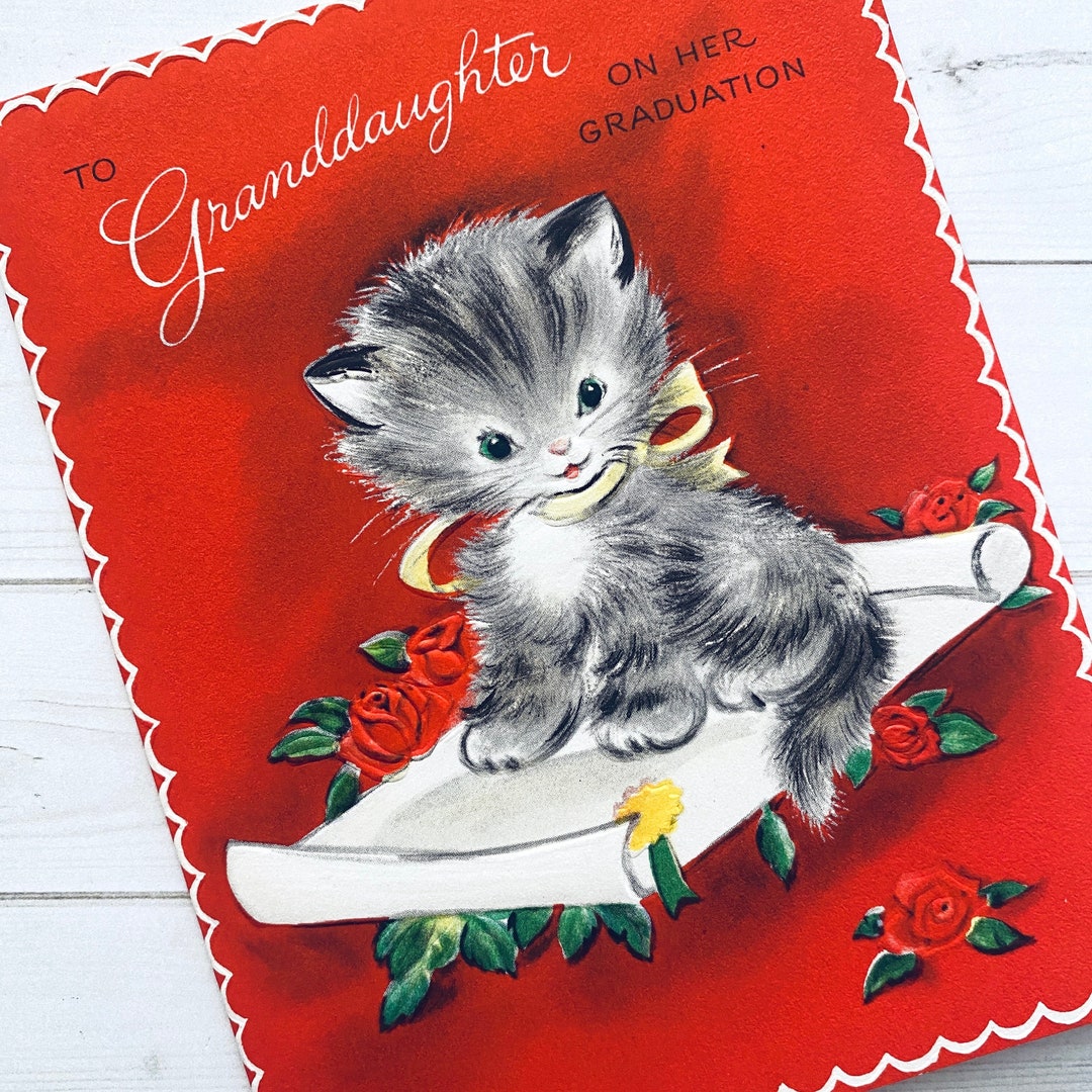 Vintage Graduation Card - Unused - Vintage Hallmark Greeting Card ...