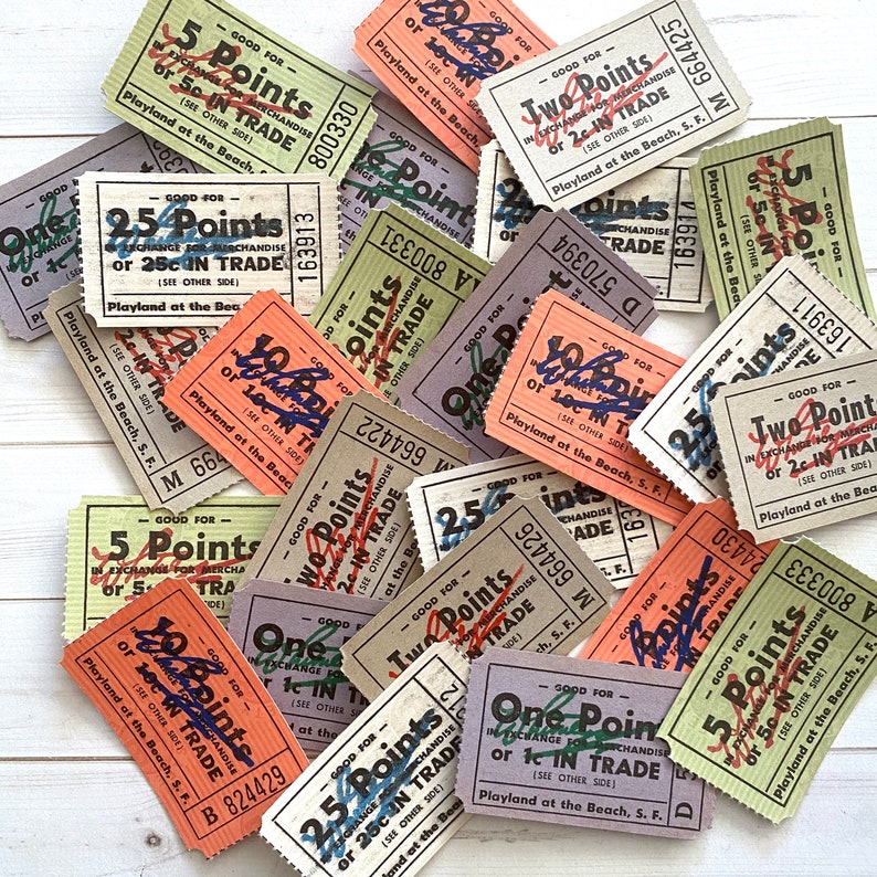 Vintage Playland at the Beach Tickets - 25 Tickets - Old Carnival ...