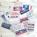 Air Mail Stickers Set of 20 Airmail Labels, Par Avion, Junk Journal ...