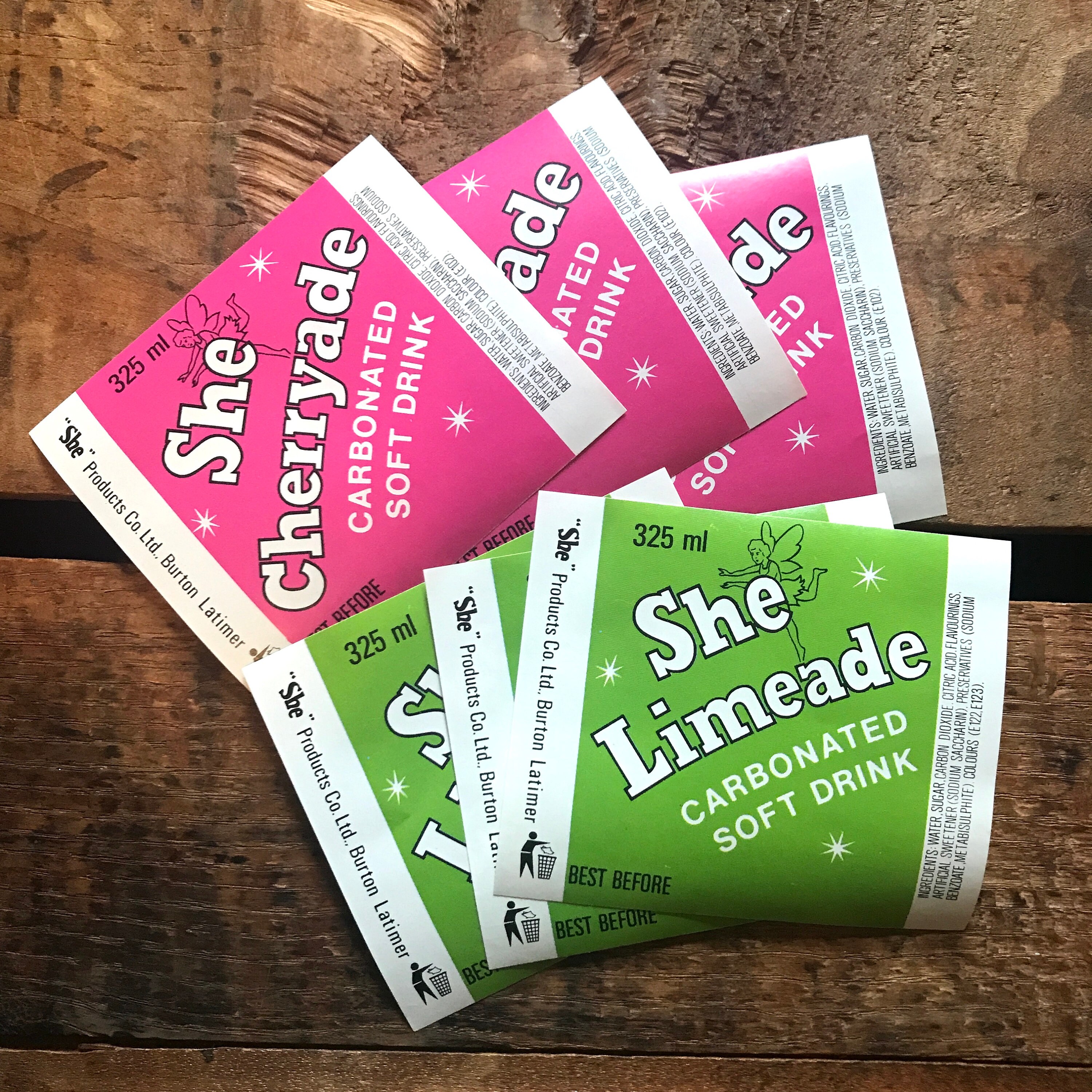 Vintage Soda Labels Set of 6 Vintage Labels NOS Labels | Etsy