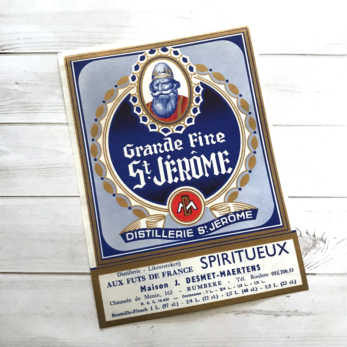 Vintage French Labels Set of 5 Vintage Labels NOS Labels - Etsy