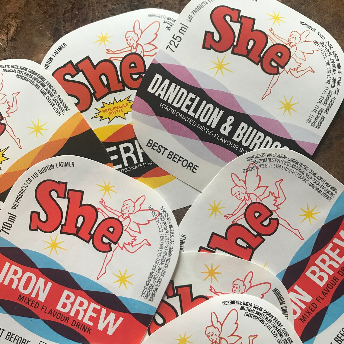 Vintage Soda Labels Set of 12 Vintage Labels NOS Labels | Etsy