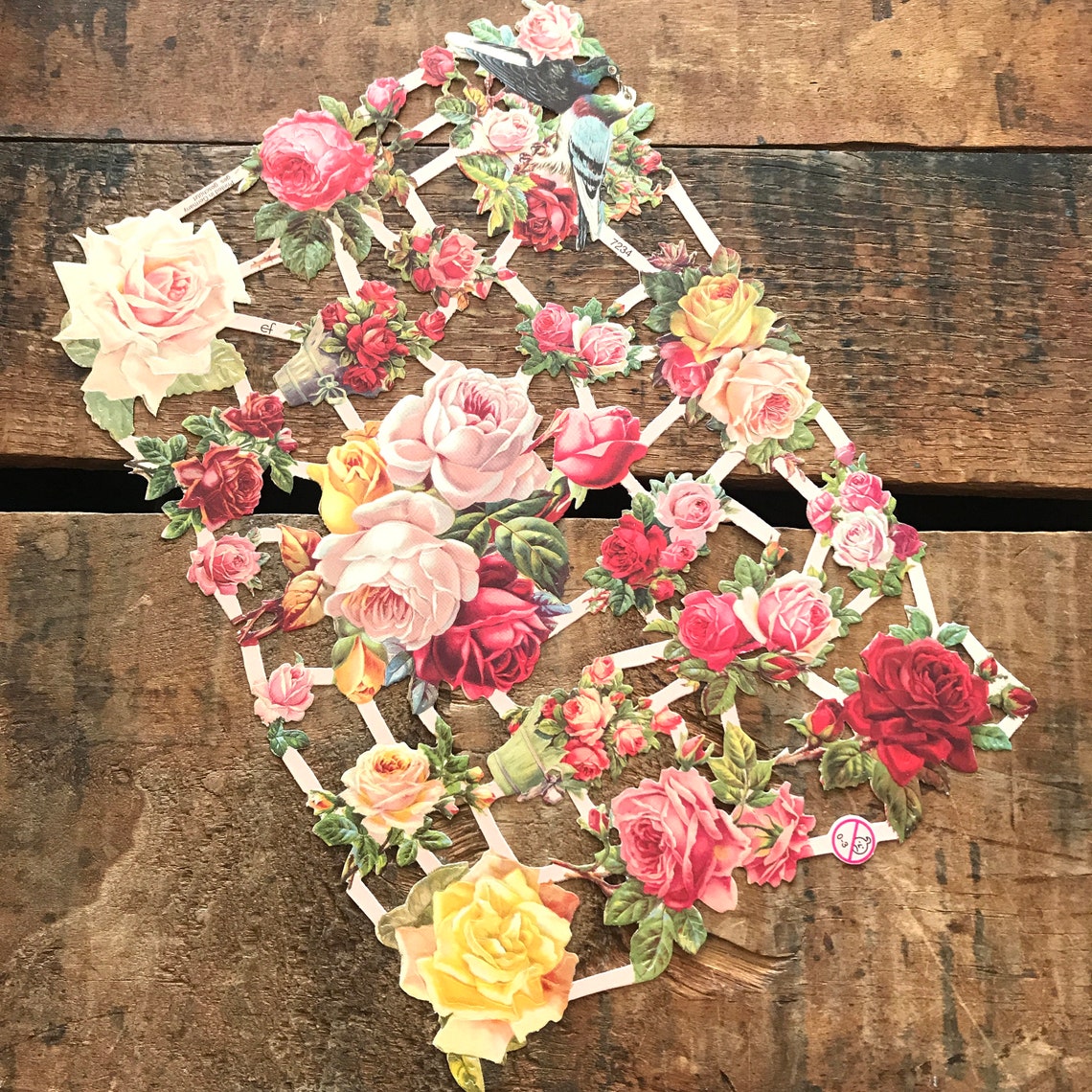 German Scraps Die Cuts Cut Outs Reproduction Vintage - Etsy