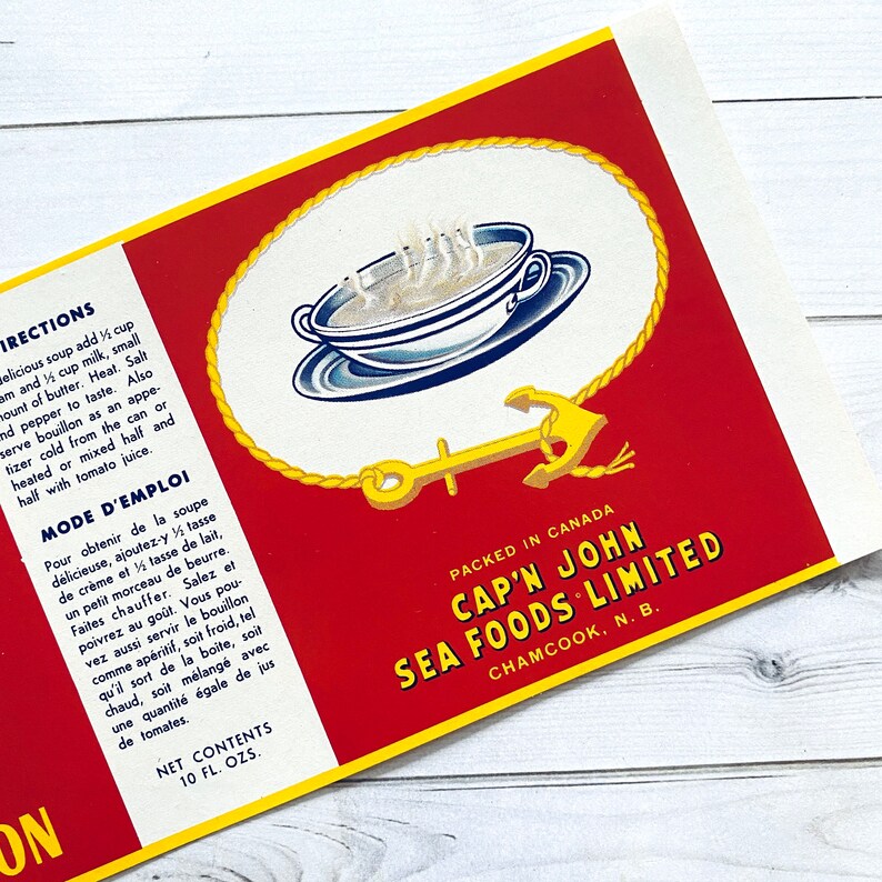 Vintage Food Labels Set of 5 Vintage Labels NOS Labels - Etsy