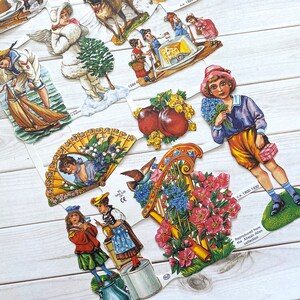 German Scraps Children Die Cuts Cut Outs Cute Children - Etsy