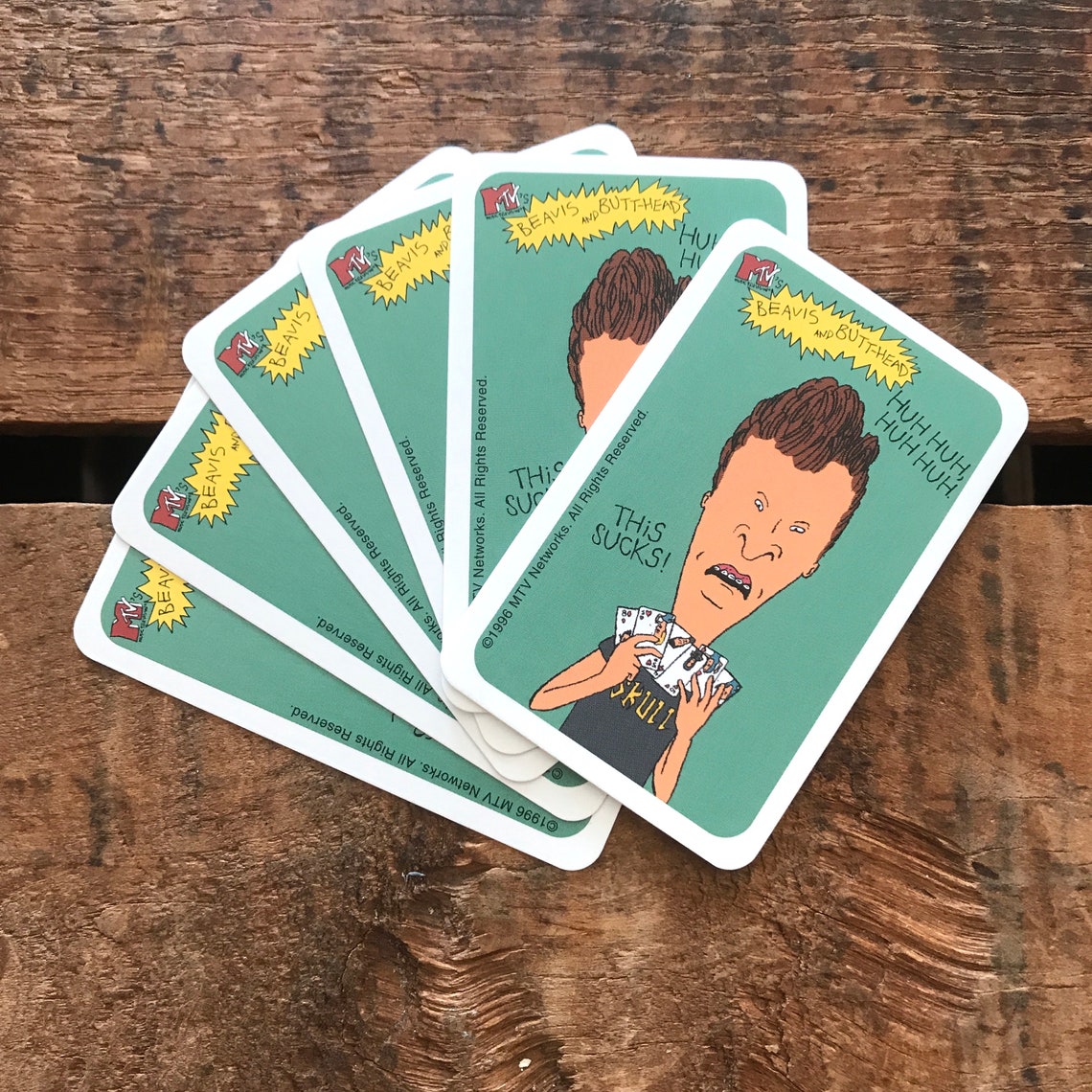90s Playing Cards MTV Cards Beavis and Butthead Junk - Etsy