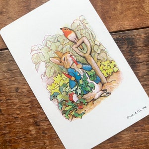 Vintage Peter Rabbit Playing Cards - Set of 6 - Bunny Cards, Paper ...