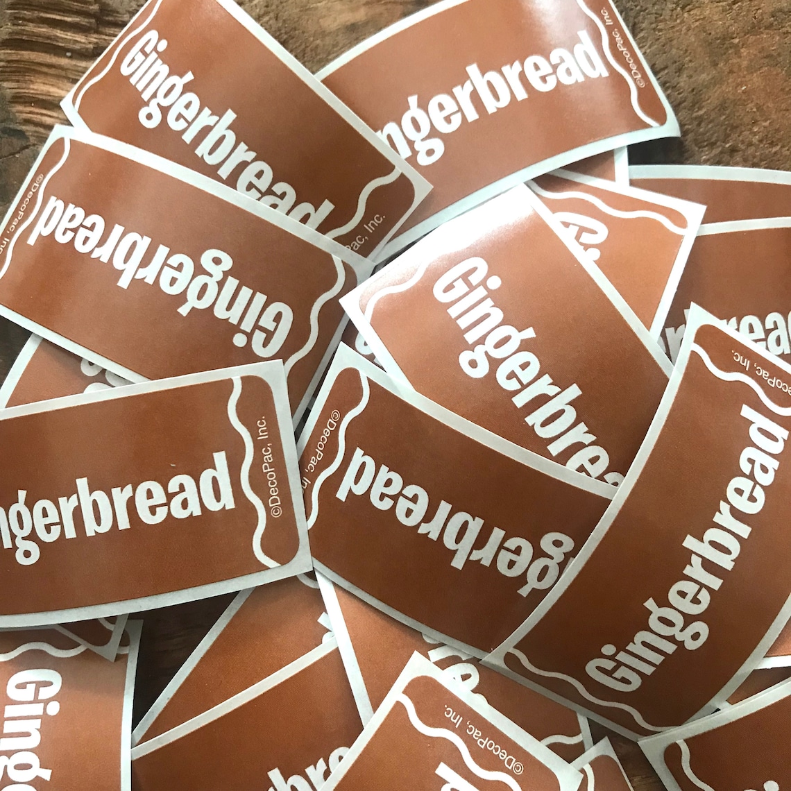 Gingerbread Labels Set of 25 Scrapbooking Labels Bakery - Etsy