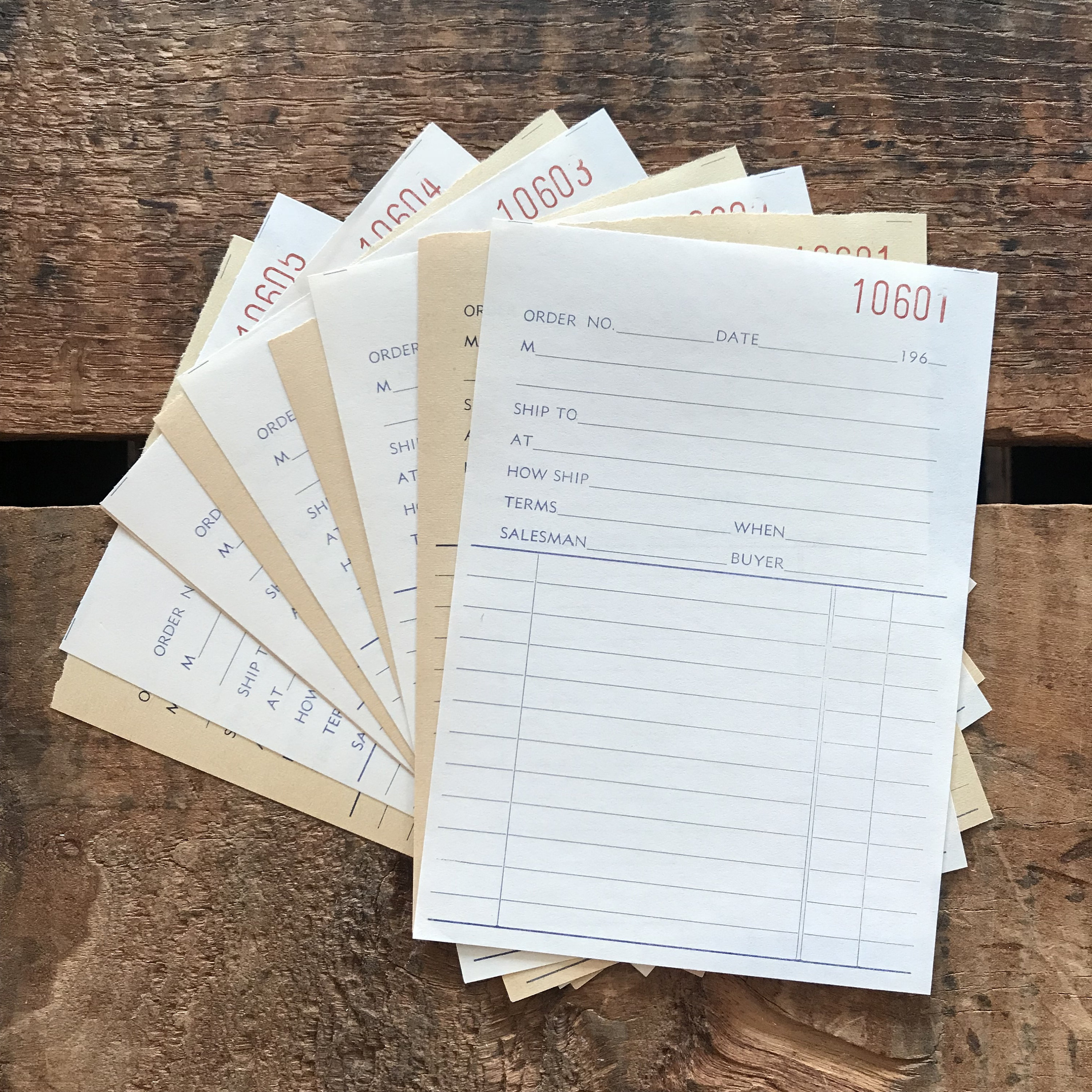 Vintage Guest Checks Set of 20 Sheets Vintage Paper | Etsy