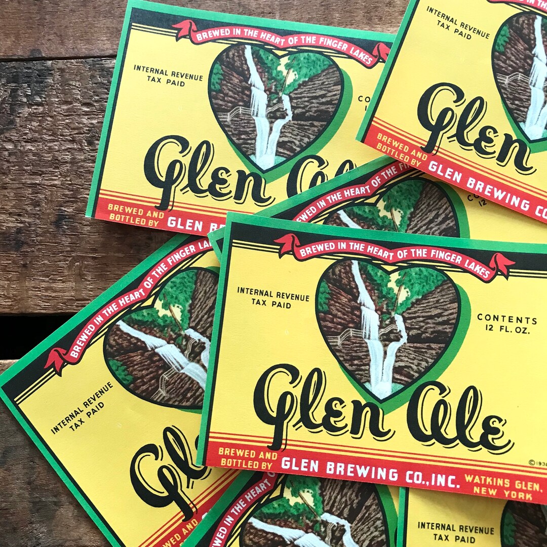 Vintage Beer Labels - Set of 5 - Vintage Labels, NOS Labels, Junk ...