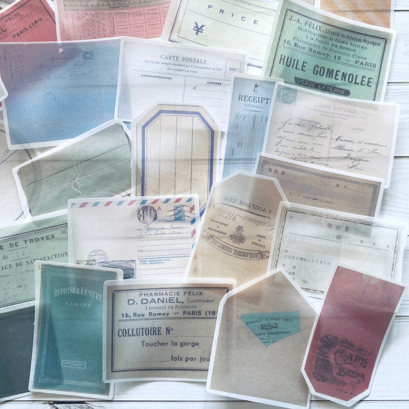 Label and Tag Stickers Set of 40 Label Ephemera Junk - Etsy