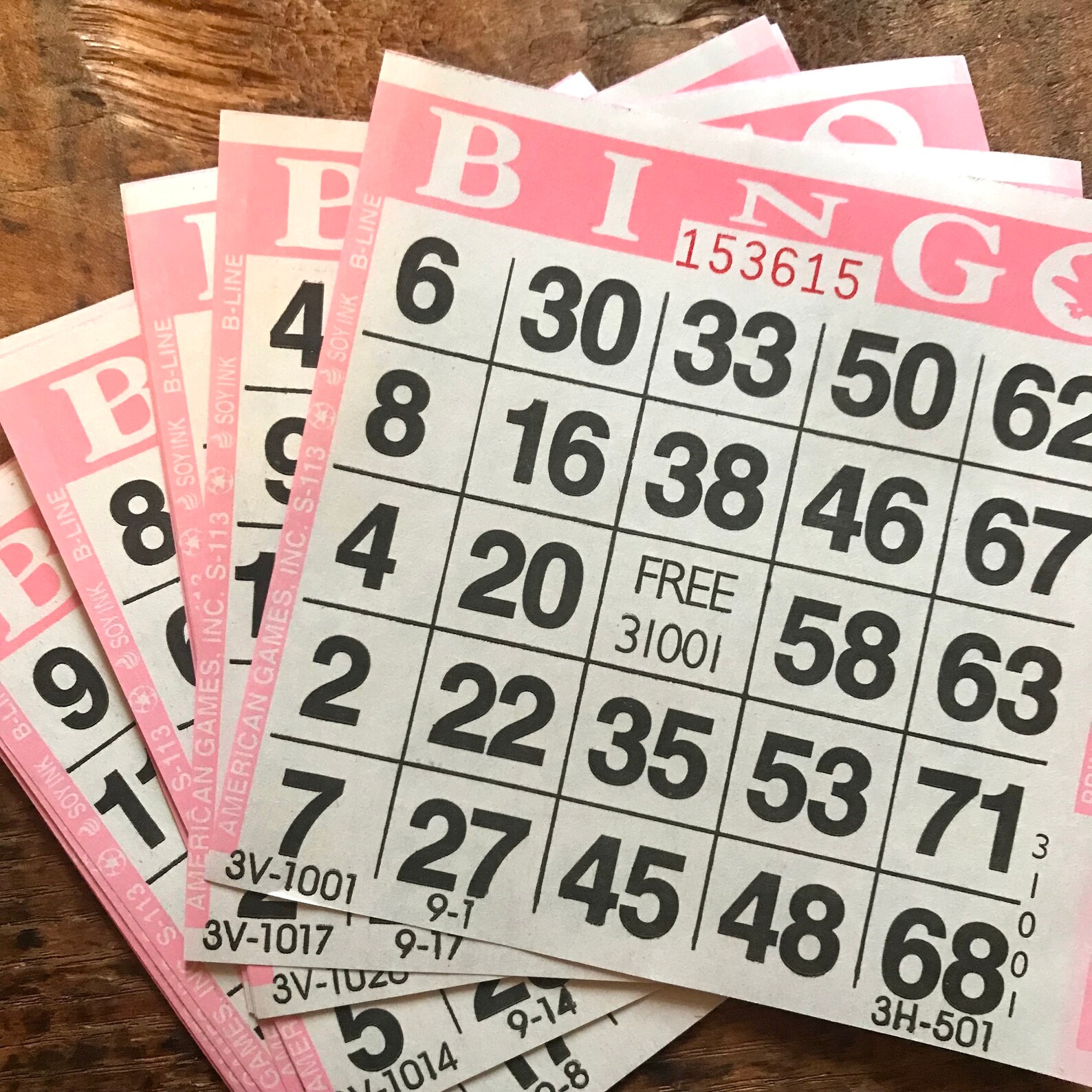 Pink Bingo Cards Set of 20 Bingo Sheets Junk Journal - Etsy