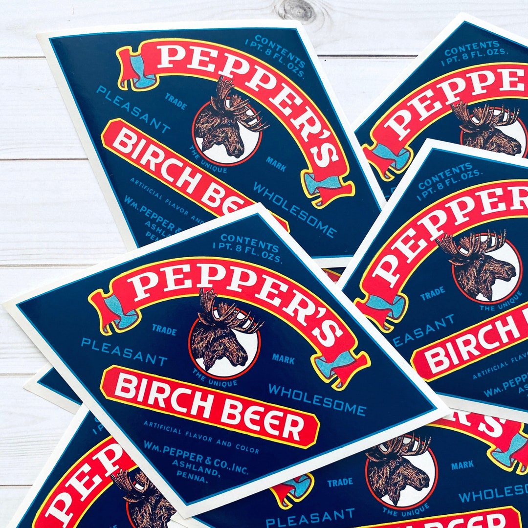 Vintage Soda Labels Set of 5 Vintage Labels, NOS Labels, Junk Journal ...