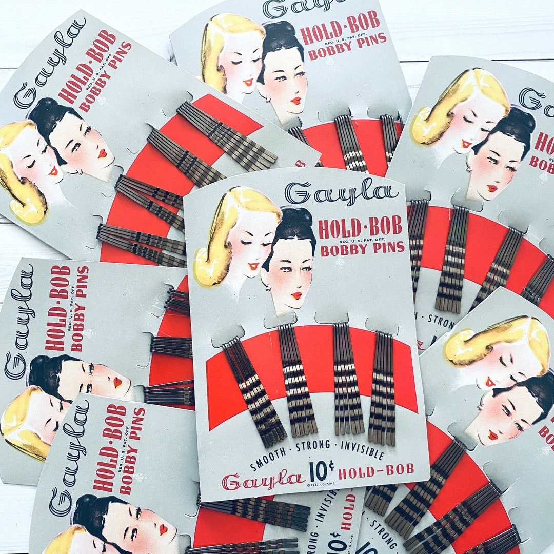 Vintage Bobby Pins - Vintage Hairpins, Gayla Beauty Supplies, Vintage ...