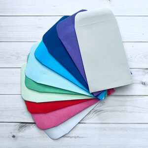 Coin Envelopes - Set of 10 - Colorful Envelopes, Paper Ephemera ...