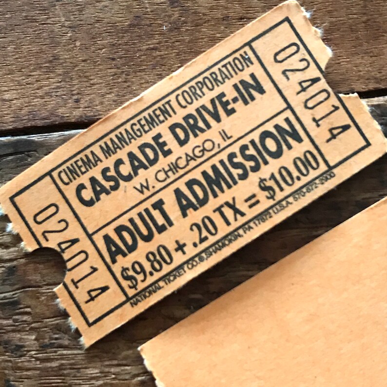 Vintage Tickets 20 Tickets Vintage Movie Tickets Vintage | Etsy