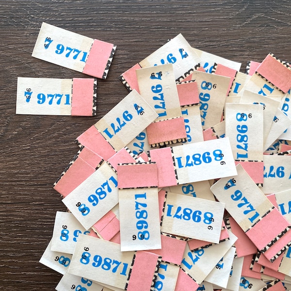 Bingo Pull Tabs - Etsy