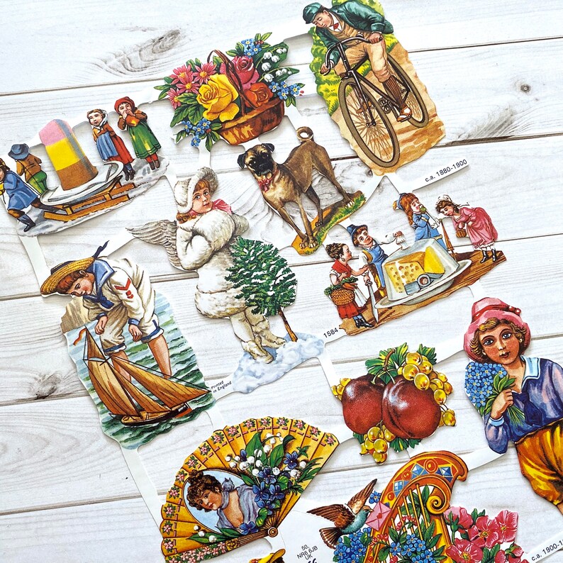 German Scraps Children Die Cuts Cut Outs Cute Children - Etsy