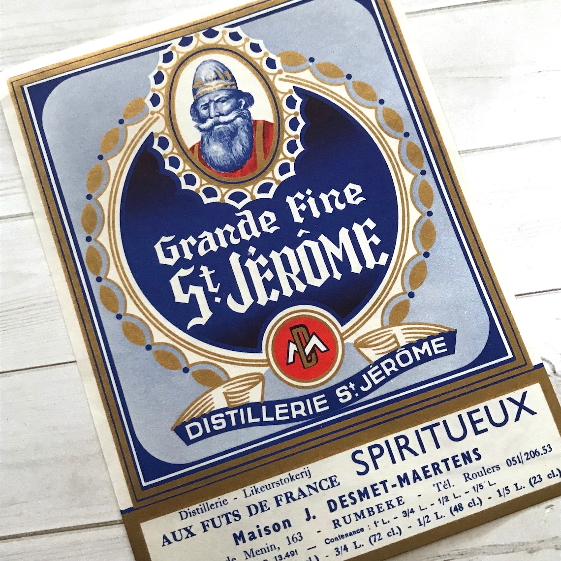 Vintage French Labels Set of 5 Vintage Labels NOS Labels - Etsy