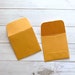 Coin Envelopes Set of 20 Manila Kraft Envelopes, Mini Envelopes, Paper ...