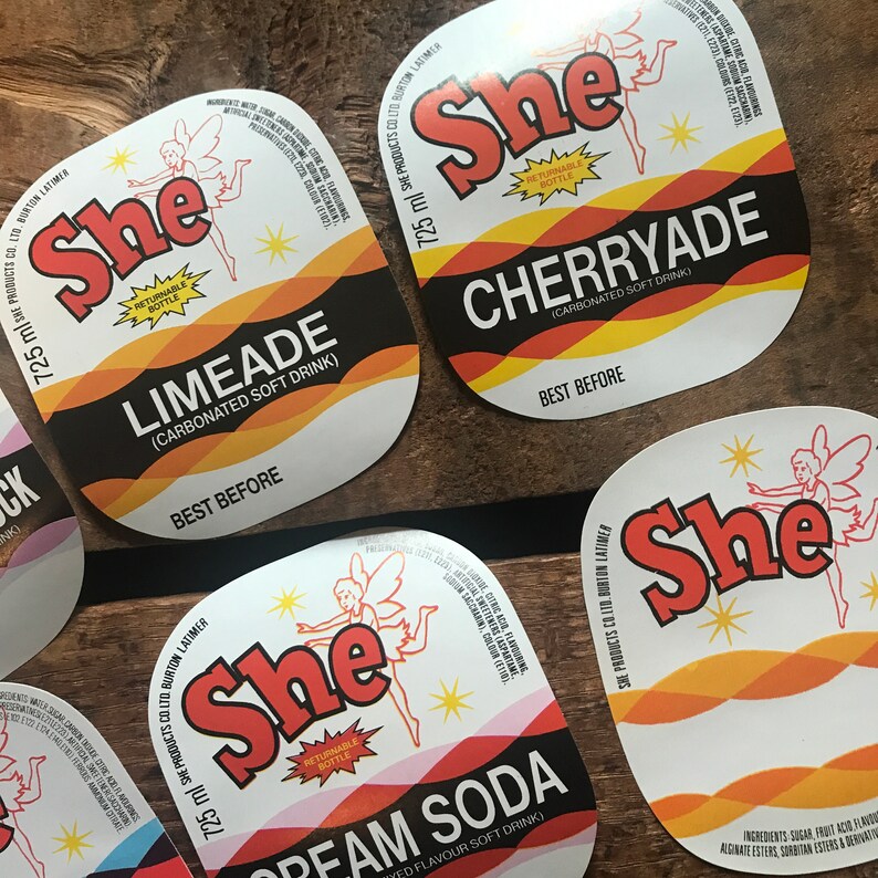 Vintage Soda Labels Set of 12 Vintage Labels NOS Labels - Etsy
