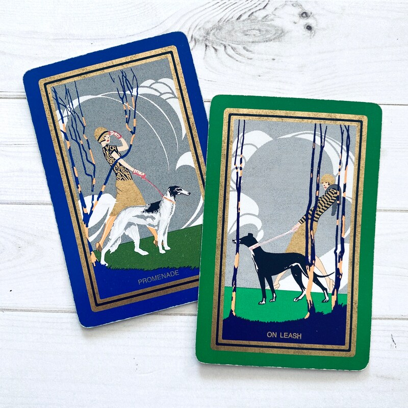 Art Deco Playing Cards - Etsy