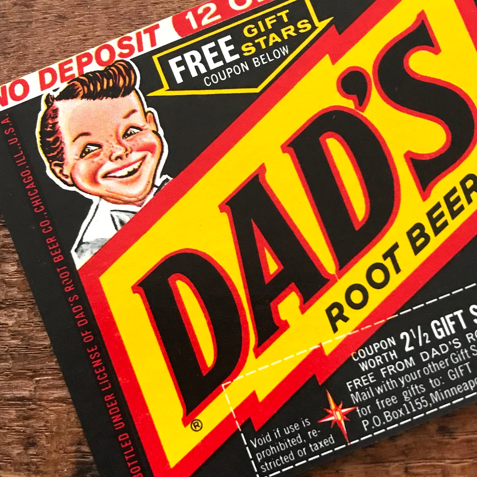 Vintage Dad's Root Beer Labels Set of 5 Vintage - Etsy