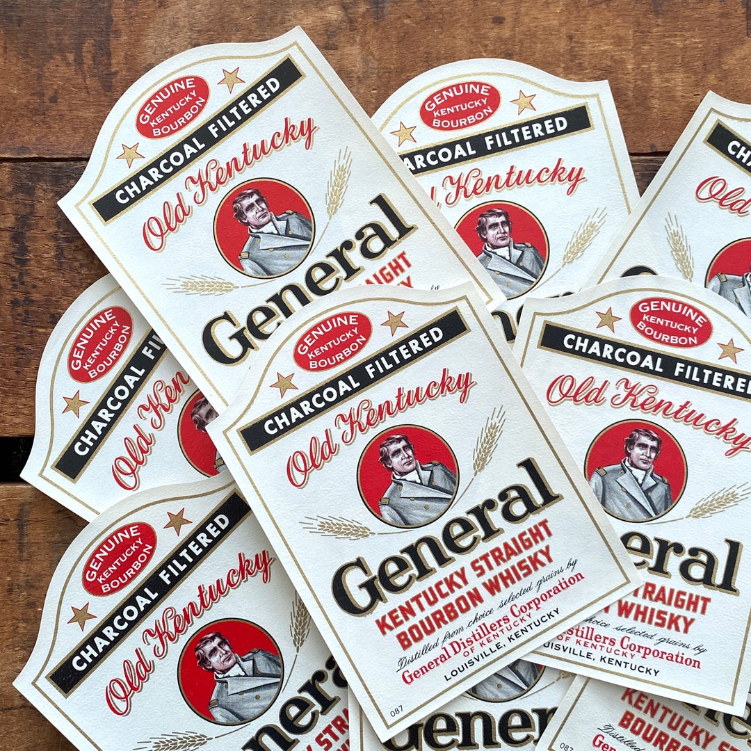 Vintage Whiskey Labels - Set of 5 - Vintage Labels, Junk Journal Label ...