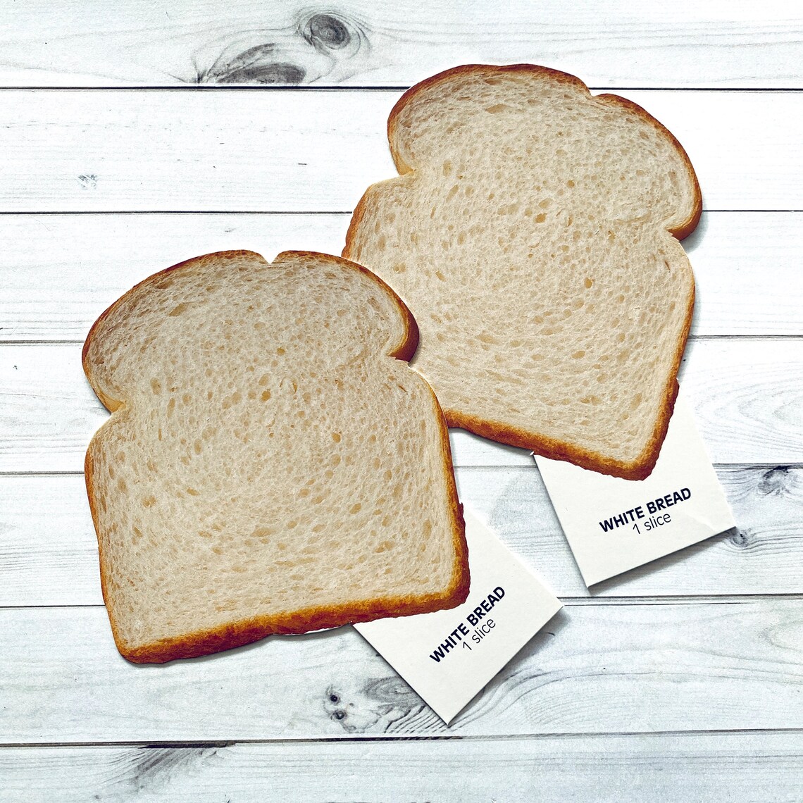 Vintage 1990s Bread Die Cut - Select Option - School Dietary Flash Card ...