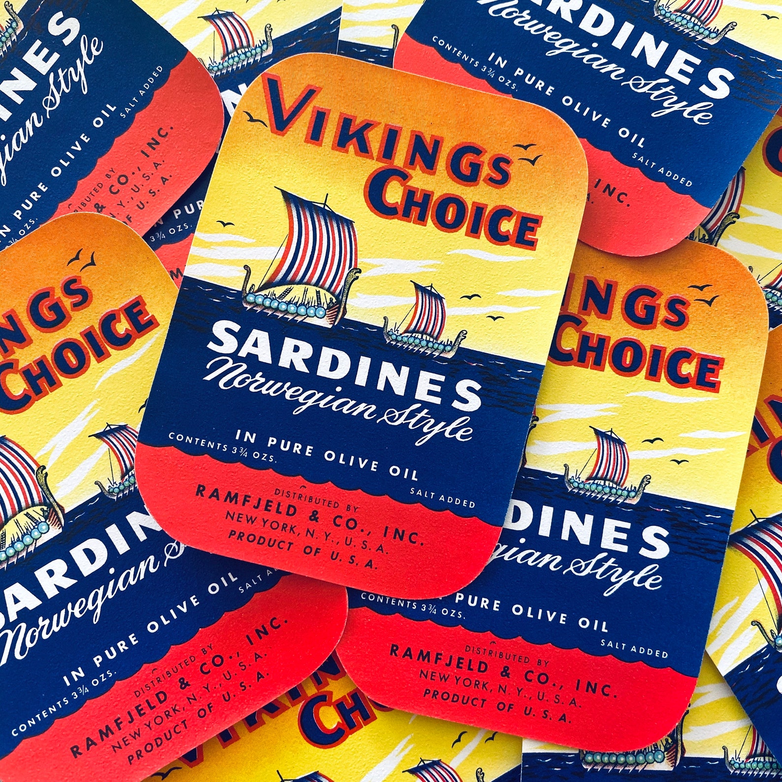 Vintage Fish Labels Set of 3 Vintage Labels NOS Labels - Etsy