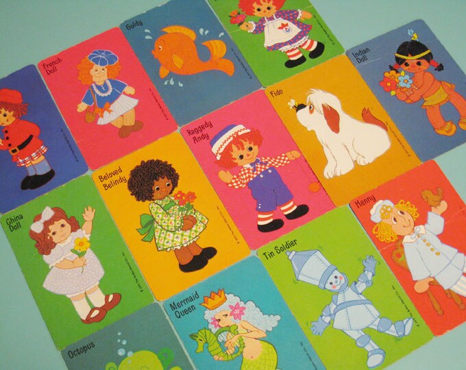 Vintage Hallmark Raggedy Ann Characters Cards Set of 13 - Etsy