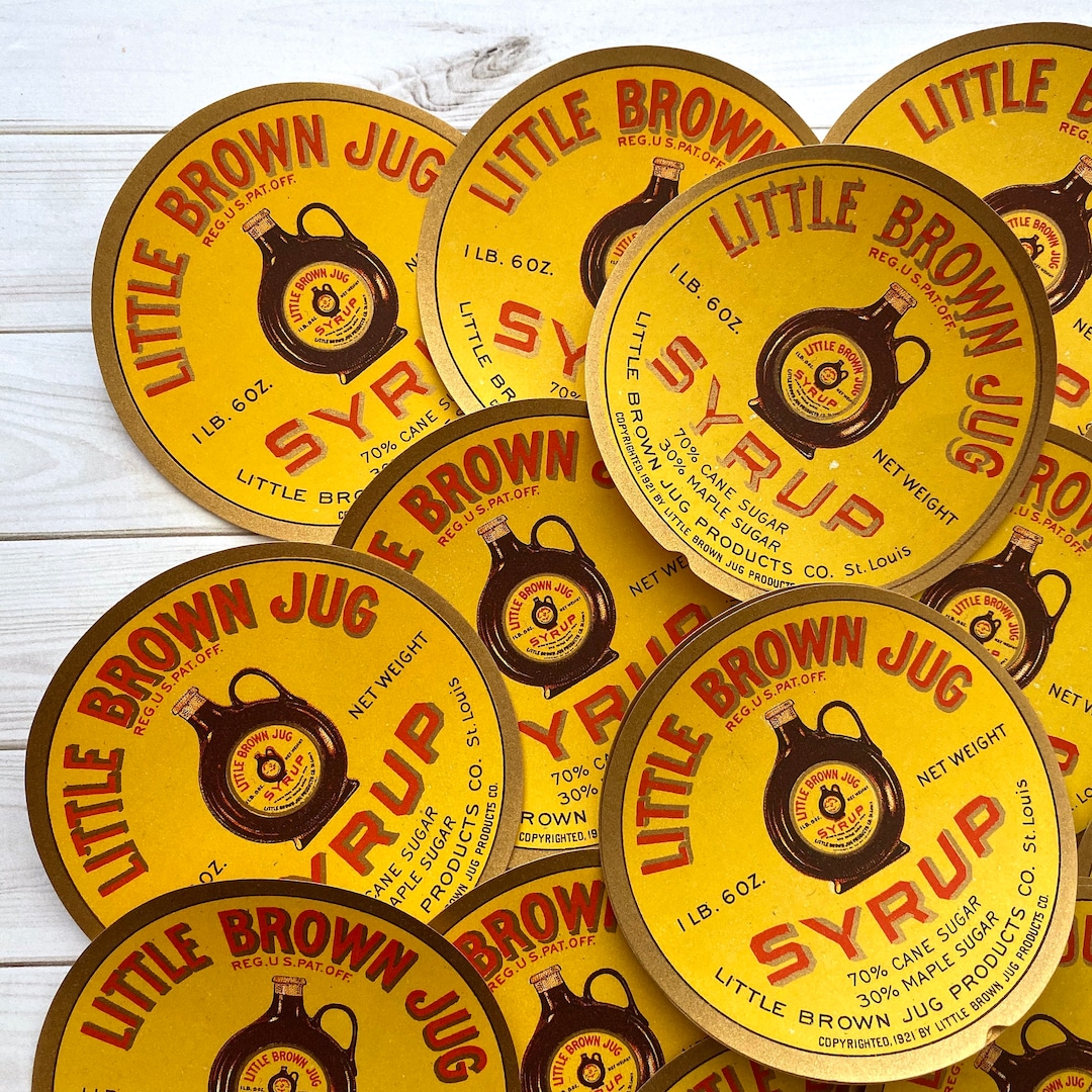 Vintage Syrup Labels - Set of 5 - Vintage Labels, NOS Labels, Junk ...