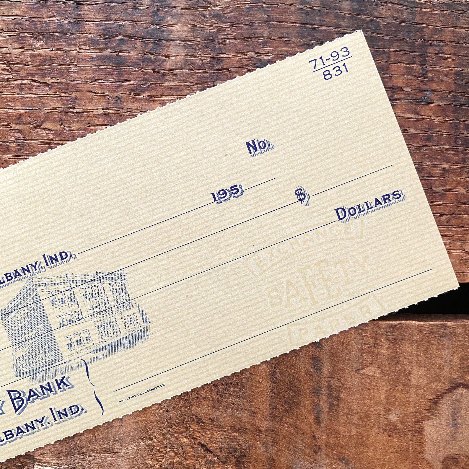Vintage Bank Checks - Unused, Set of 8 - Vintage Ephemera, Junk Journal ...