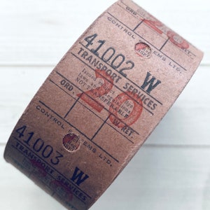 Vintage British Bus Ticket Roll 1000 Tickets Vintage Tickets, Vintage ...