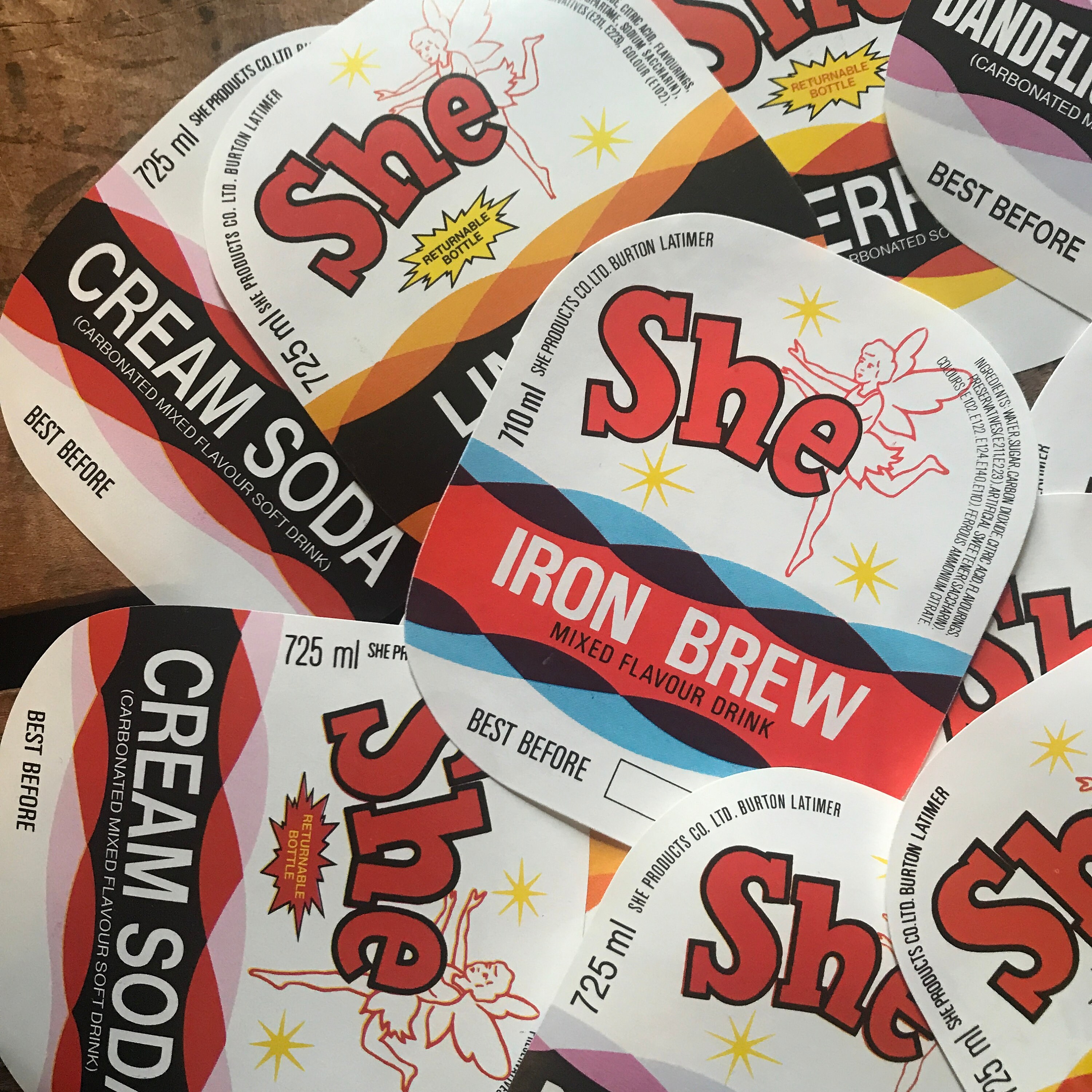 Vintage Soda Labels Set of 12 Vintage Labels NOS Labels | Etsy