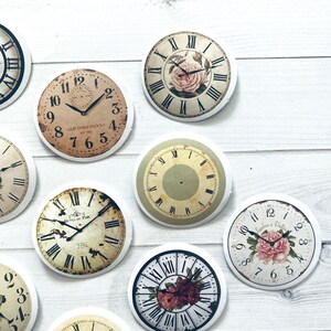 Clock Stickers - Set of 45 - Clock Face Dials, Junk Journal Paper ...
