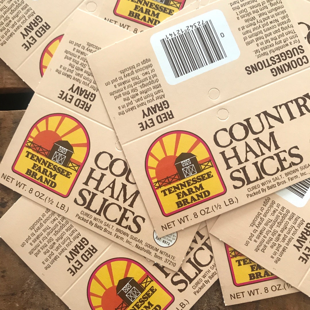 Vintage Country Ham Hang Tags - Set of 10 - Junk Journal Ephemera - Etsy