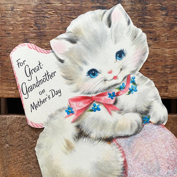 Vintage Hallmark Cat Card Cards - Etsy
