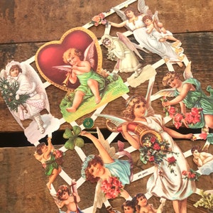German Scraps - Angels - Die Cuts, Cut Outs, Reproduction, Vintage ...