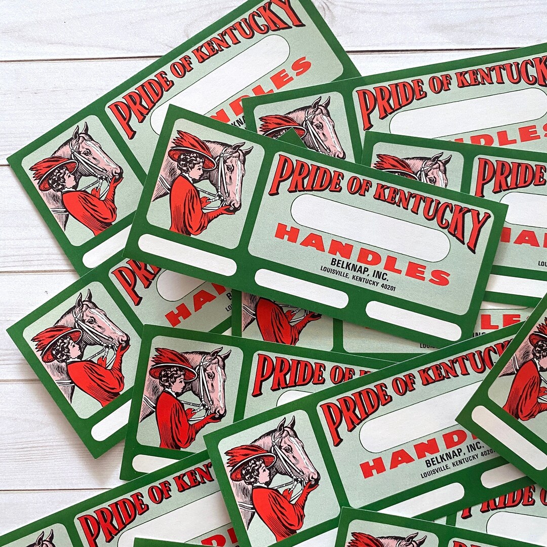 Vintage Pride of Kentucky Horse Labels - Set of 5 - NOS Labels, Junk ...
