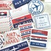 Air Mail Stickers Set of 20 Airmail Labels, Par Avion, Junk Journal ...