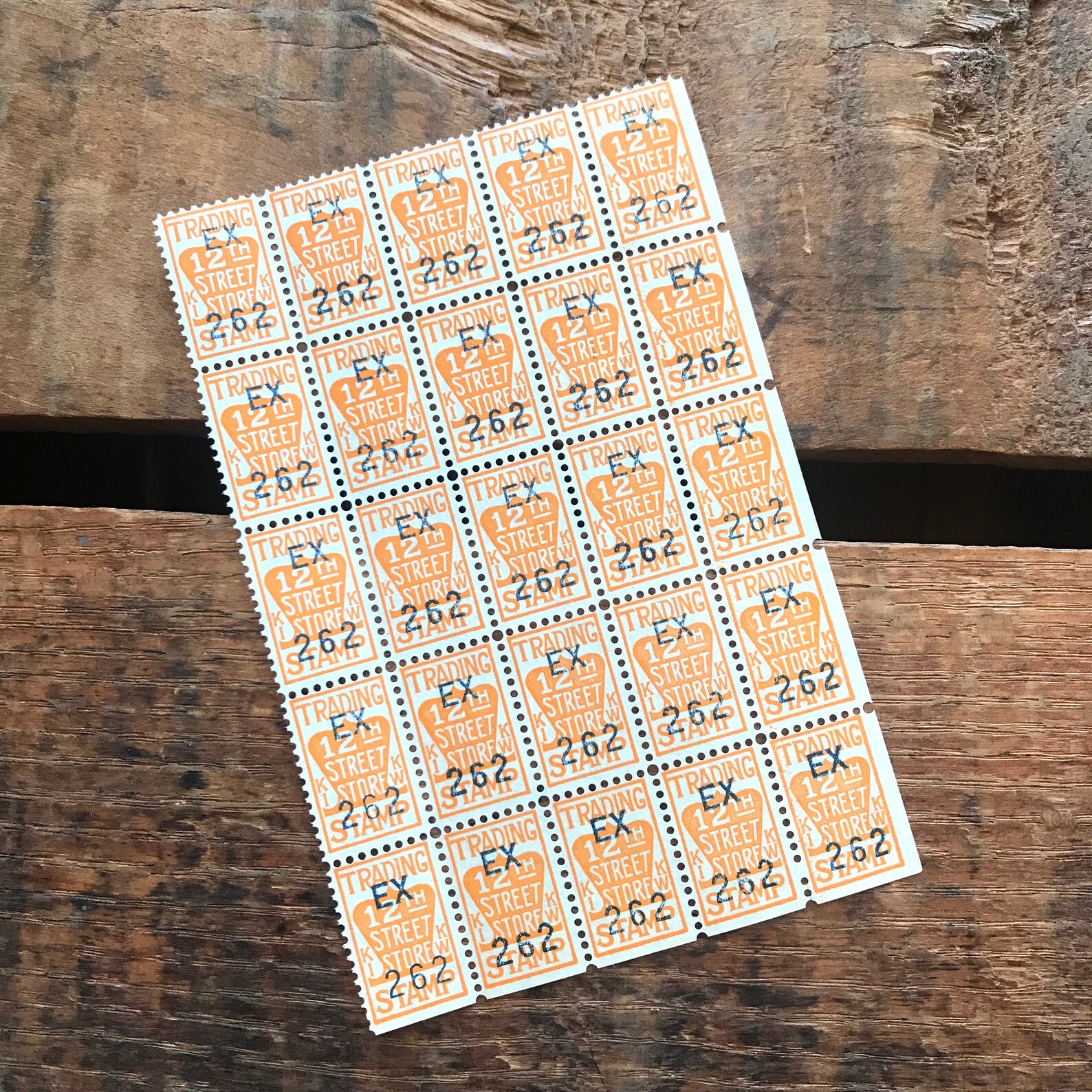 Vintage Trading Stamps - 4 Sheets, 100 Stamps - Vintage Saving Stamps ...
