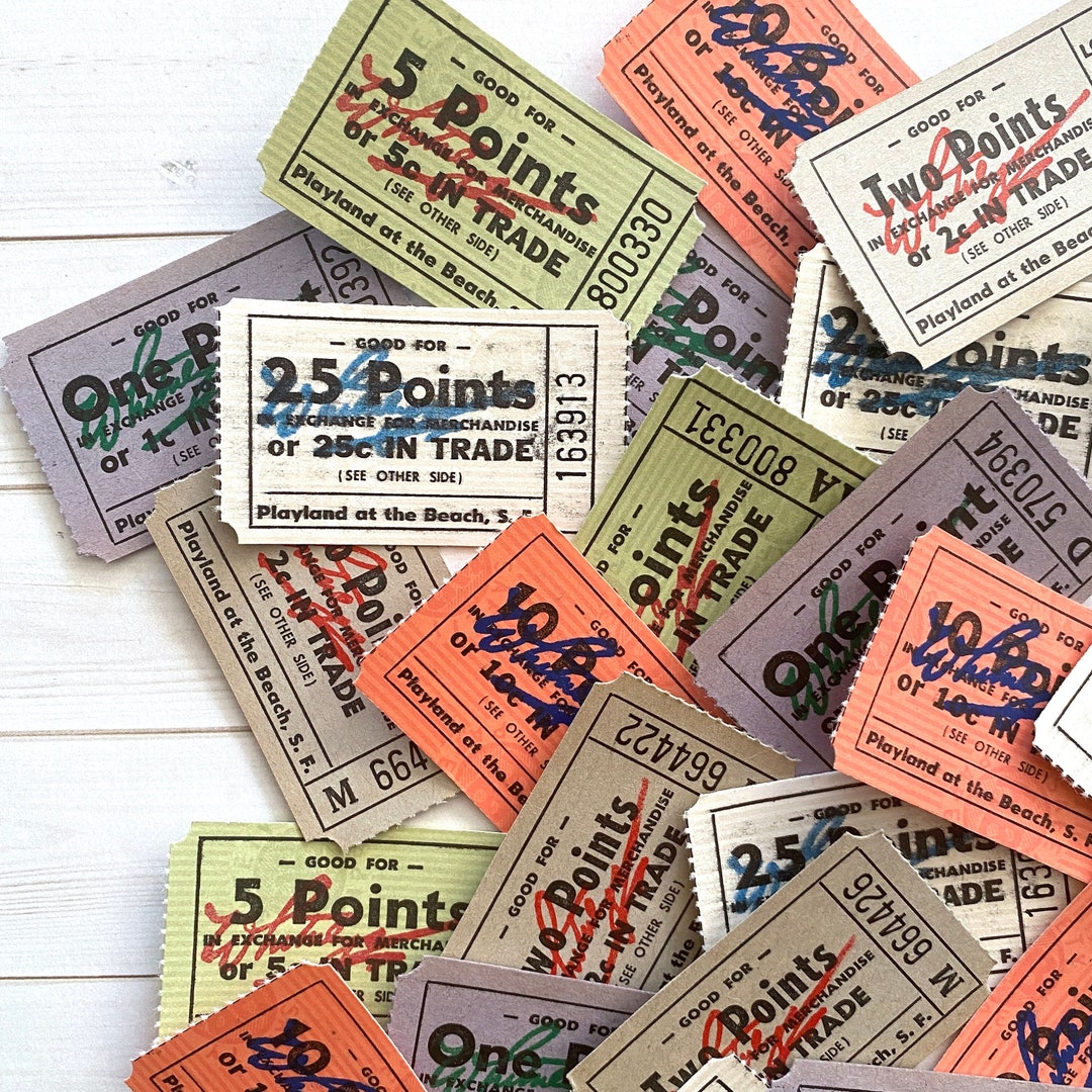 Vintage Playland at the Beach Tickets - 25 Tickets - Old Carnival ...