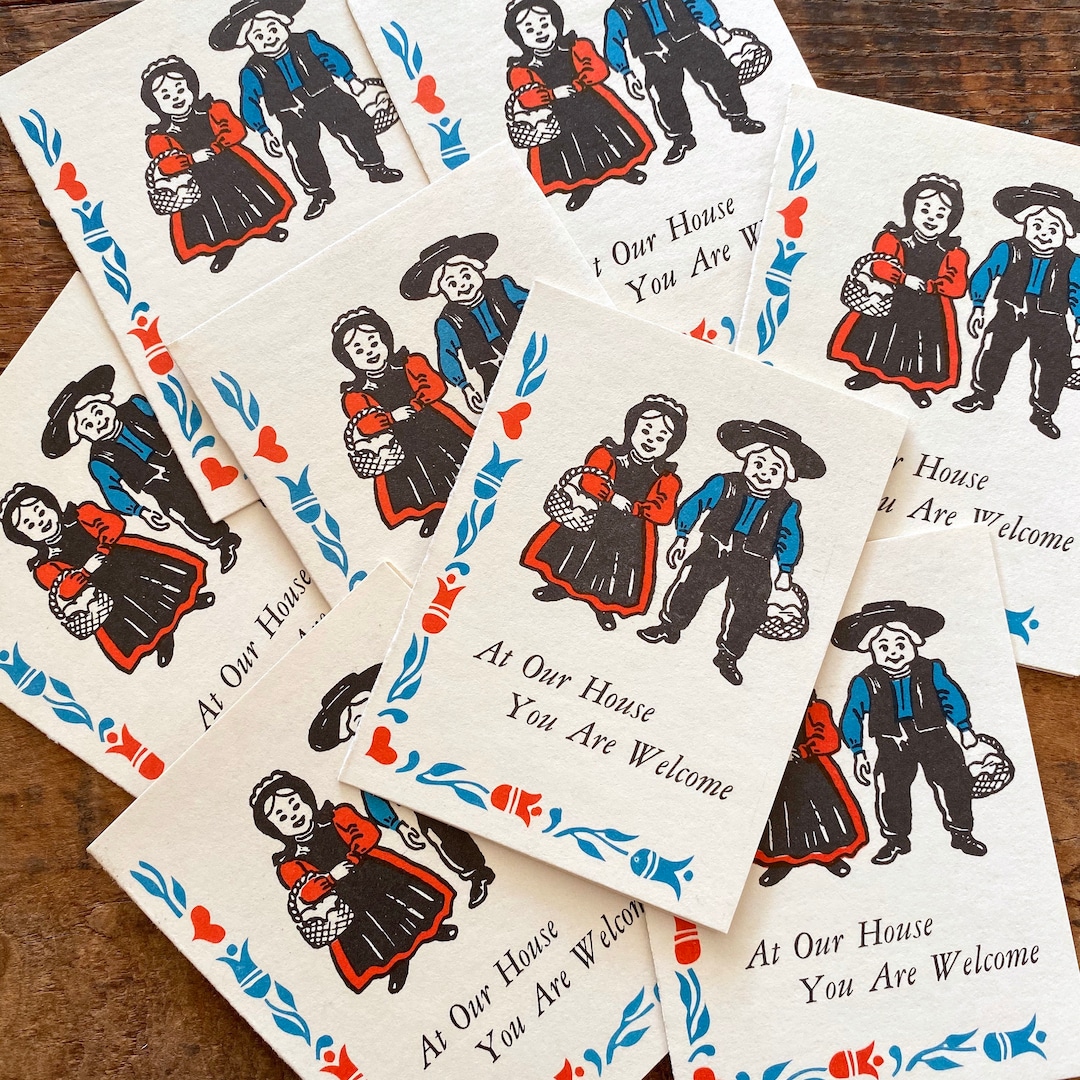 Vintage Tally Cards - Set of 8 - Vintage Paper Ephemera, Bridge Tallies ...