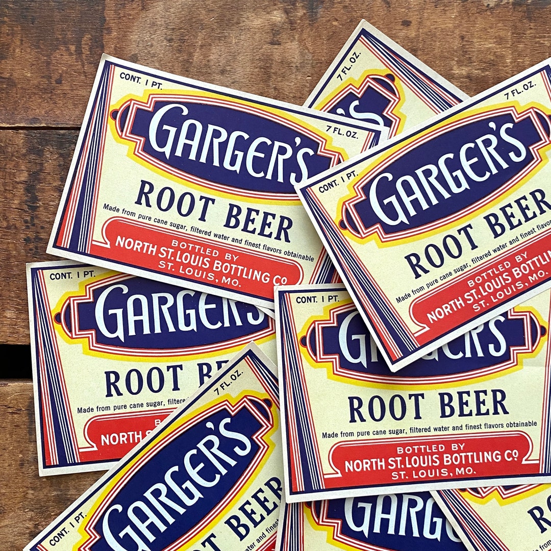 Vintage Root Beer Soda Drink Labels - Set of 5 - Junk Journal Paper ...