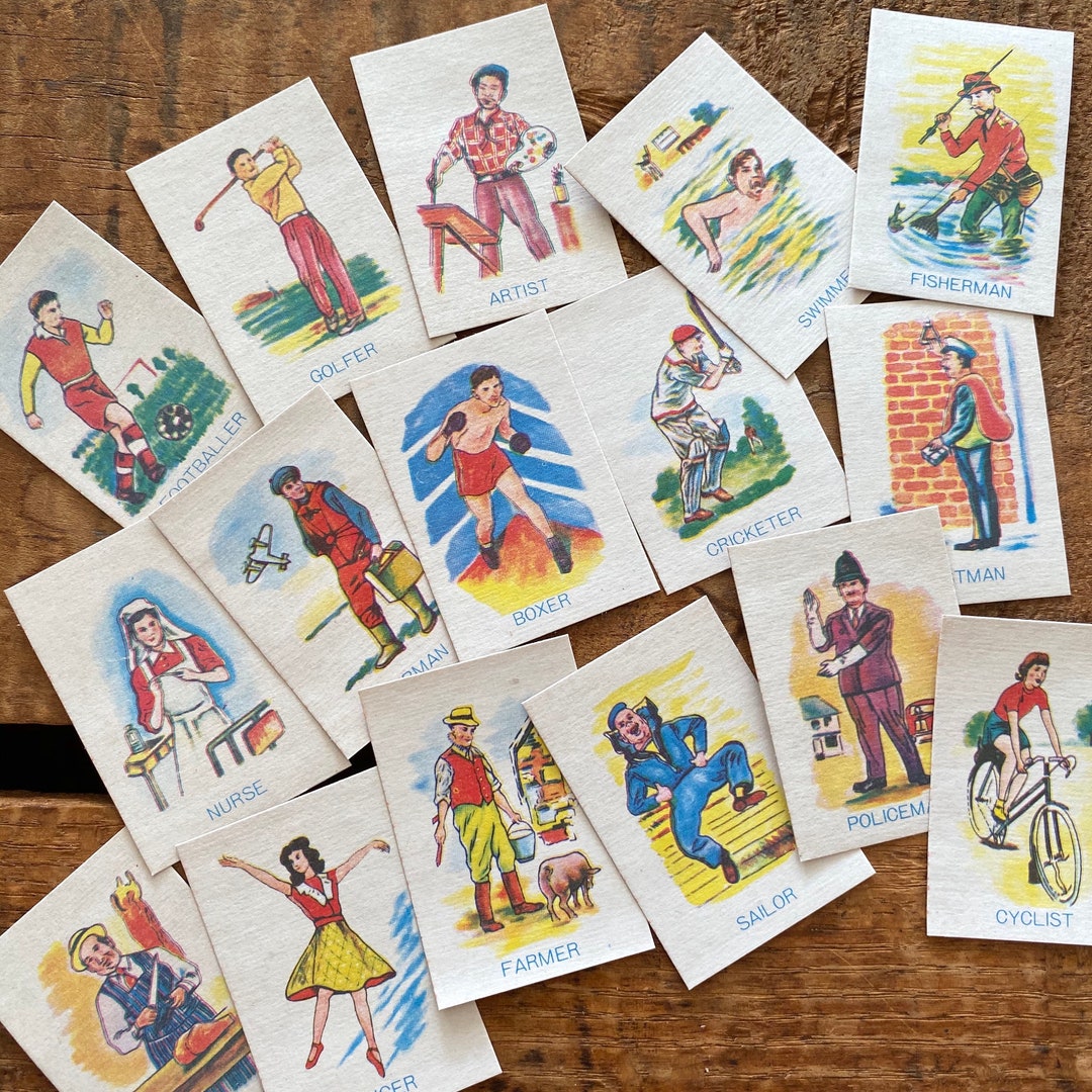 Vintage Miniature Old Maid Card Game - Unused - Vintage Children Cards ...